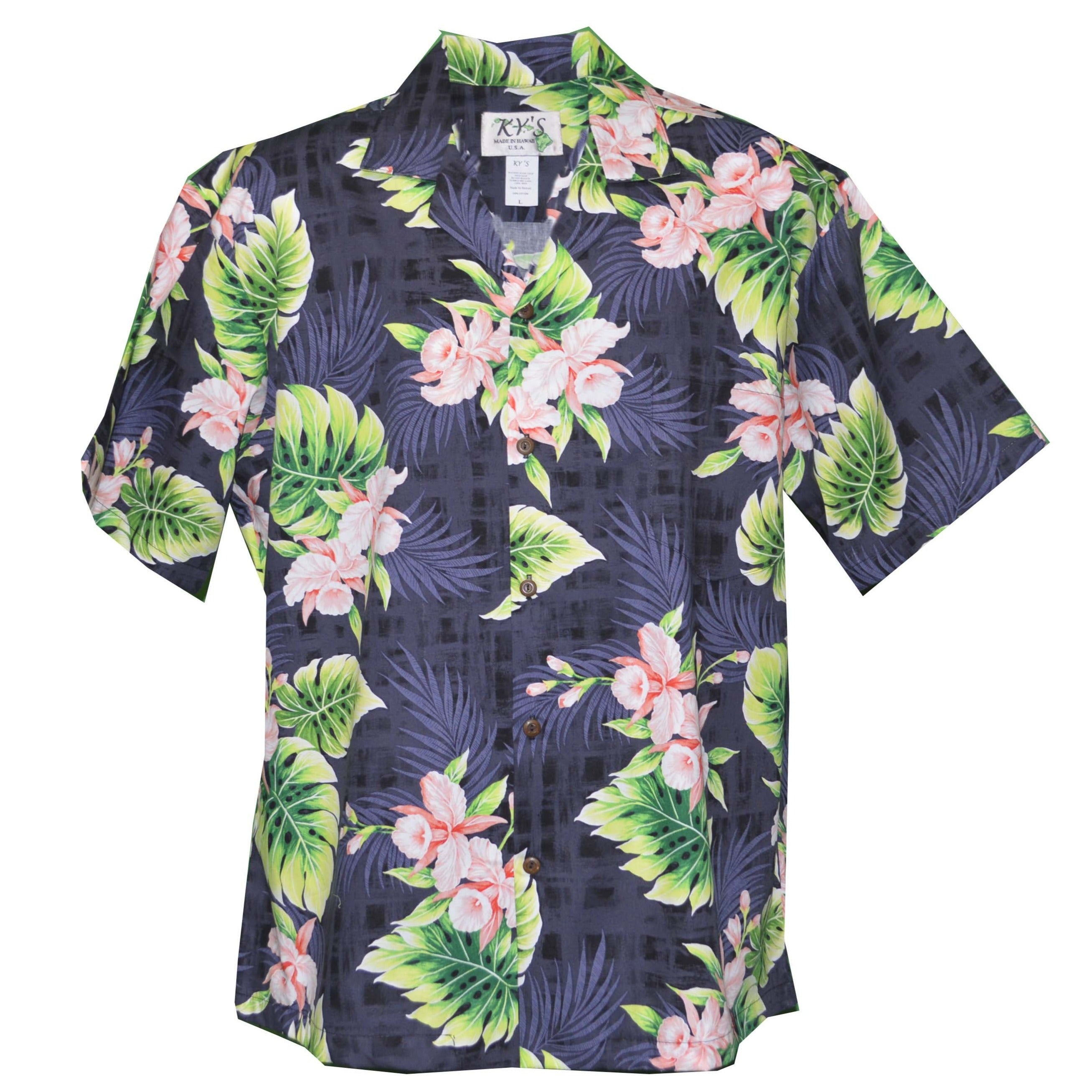 Ohana Island Men's Aloha Cotton Shirts| Ky's Hawaiian Shirts – KY'S ...